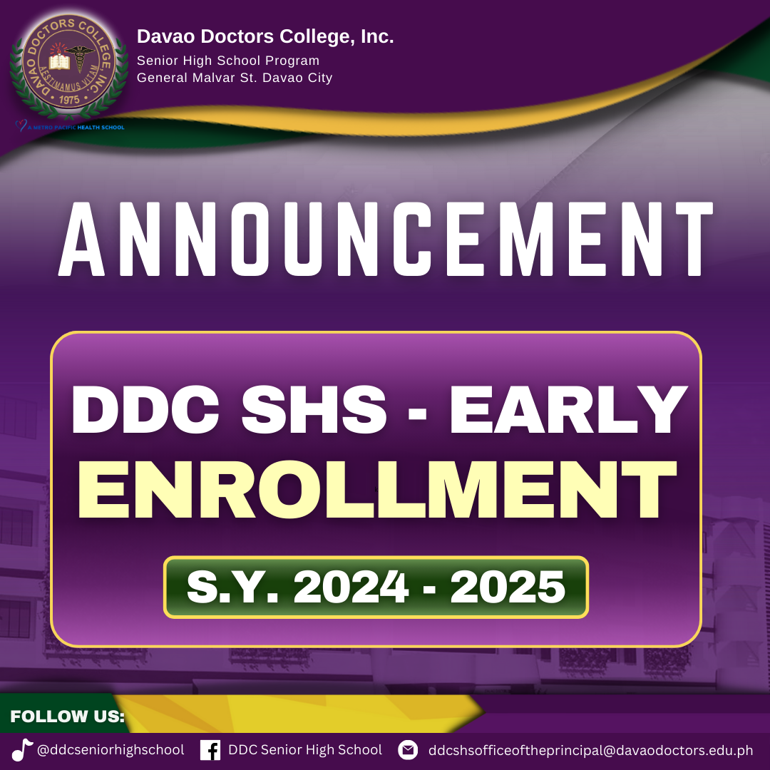 Admissions – Davao Doctors College, Inc.