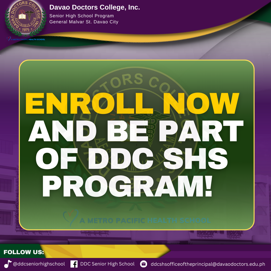 Admissions – Davao Doctors College, Inc.