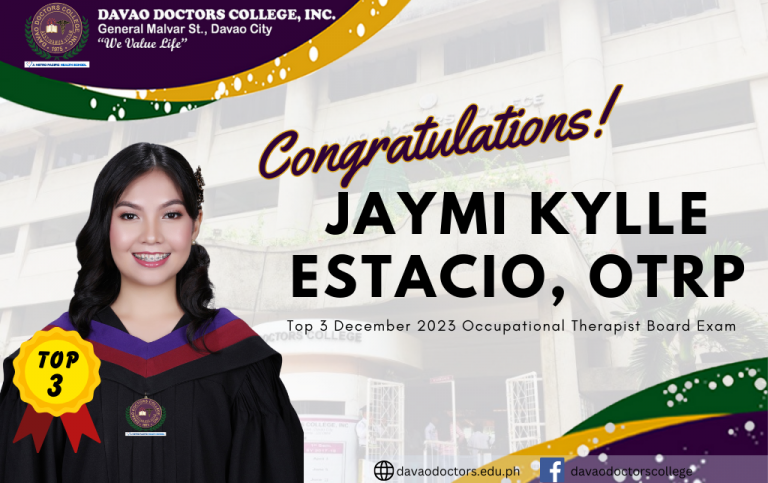 Davao Doctors College, Inc. – We value life