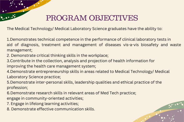 Bachelor of Science in Medical Laboratory Science – Davao Doctors ...