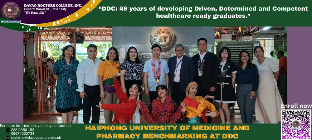 Davao Doctors College, Inc. – We value life